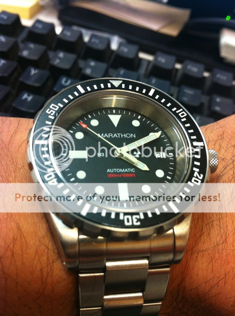 Marathon GSAR bezel lume pip | WatchUSeek Watch Forums